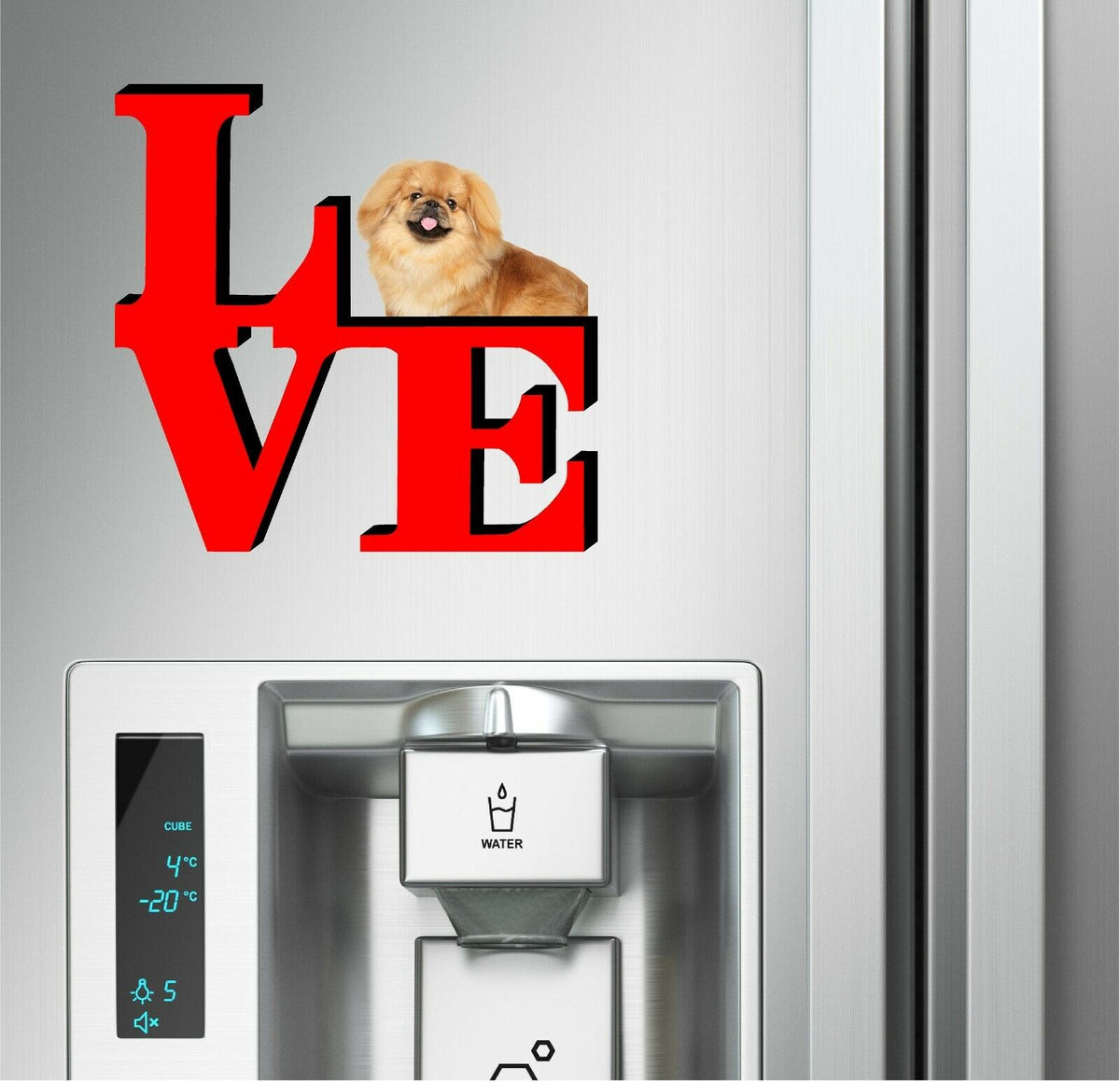 Pekingese Love Park Cute Dog Fridge Refrigerator Car Magnet – Work ...