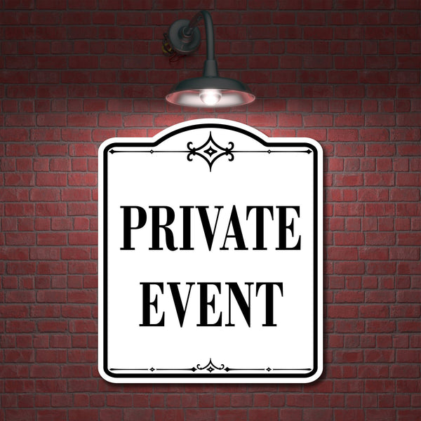 Private Event WB Aluminum Composite Sign – Work House signs